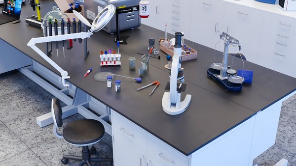 3D Laboratory Double - TurboSquid 1780801