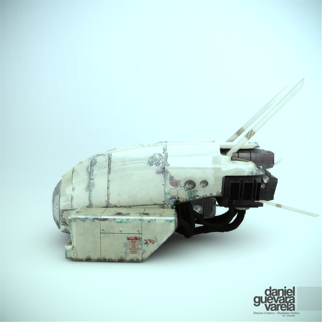 3d Model Space Ship