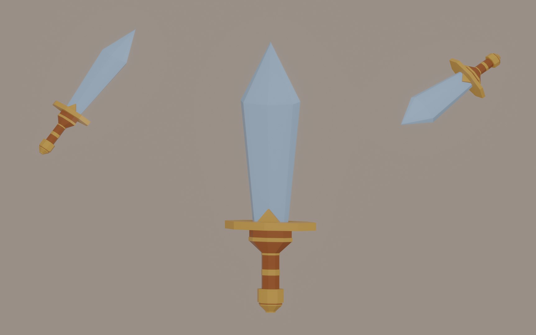 Toon Sword 3D Model - TurboSquid 2198829