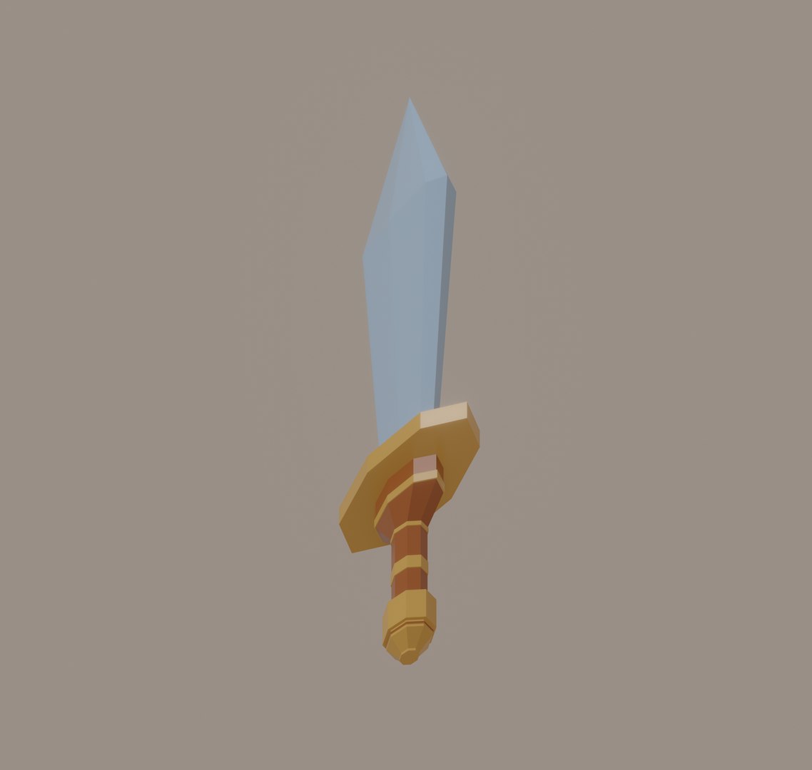 Toon Sword 3D Model - TurboSquid 2198829