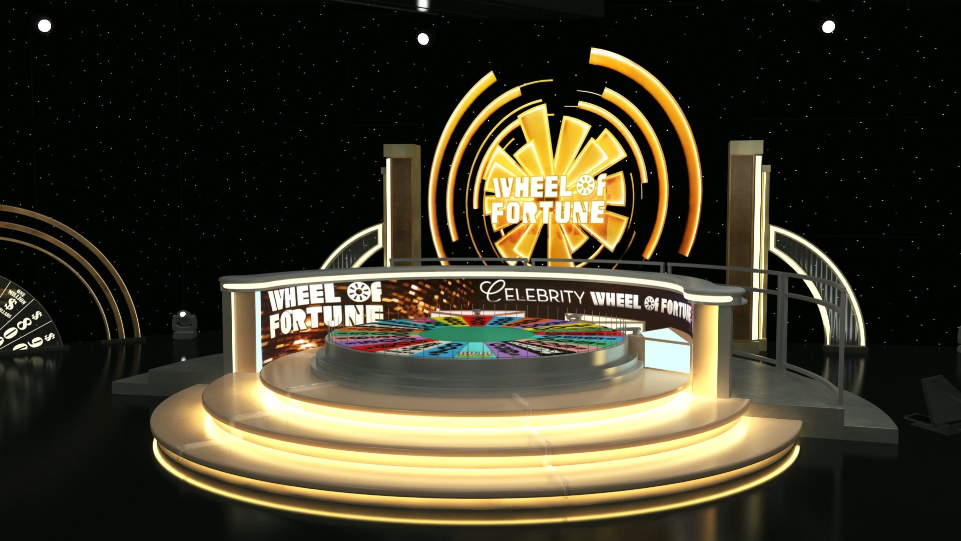 3D Celebrity Family Feud And Wheel Of Fortune Collection - TurboSquid ...