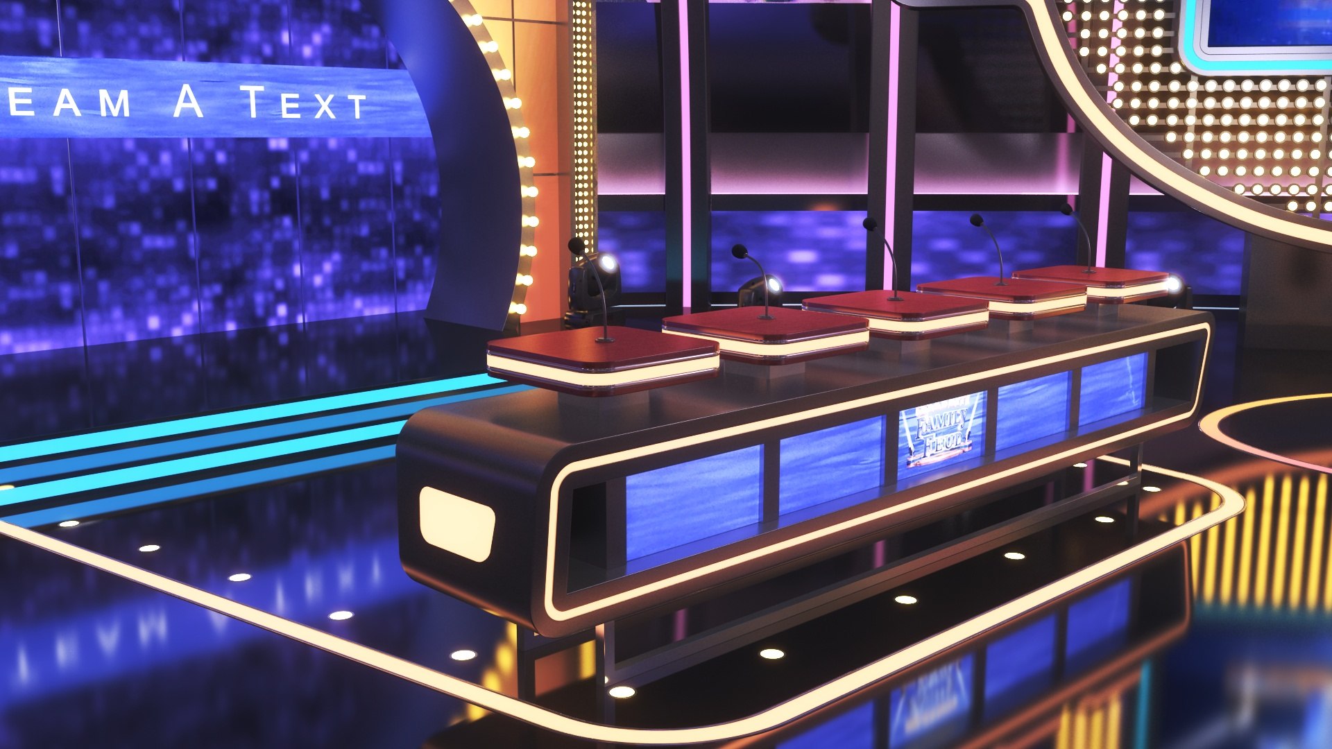 3D Celebrity Family Feud And Wheel Of Fortune Collection - TurboSquid ...