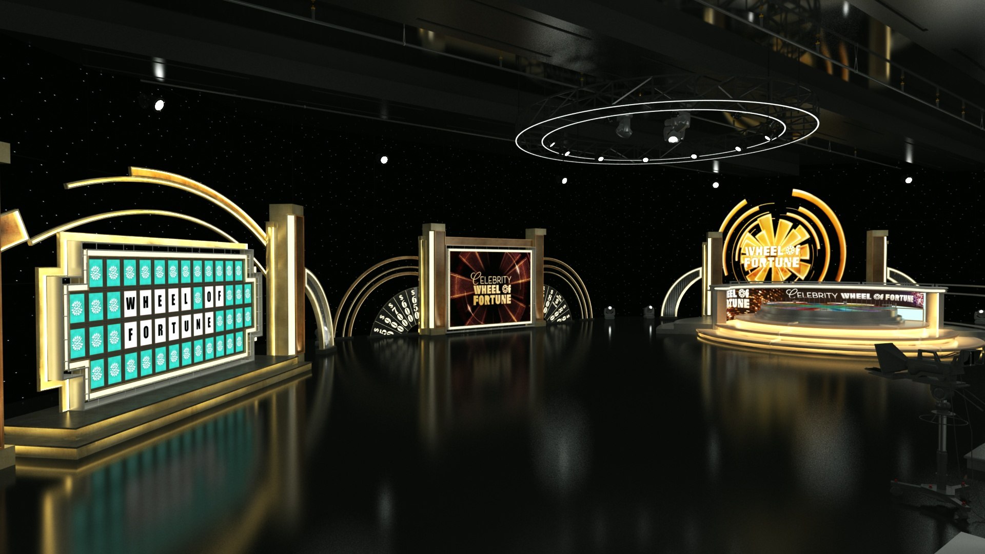 3D Celebrity Family Feud And Wheel Of Fortune Collection - TurboSquid ...