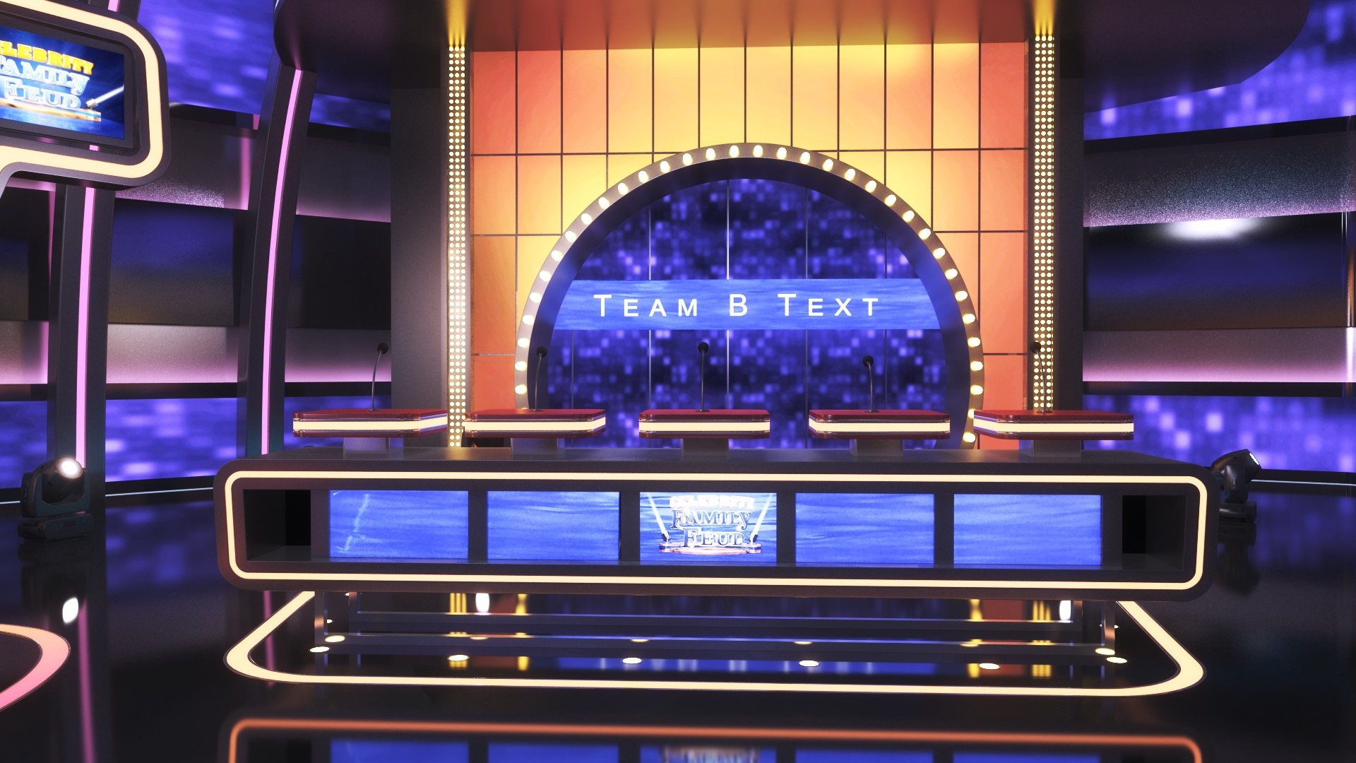 3D Celebrity Family Feud And Wheel Of Fortune Collection - TurboSquid ...