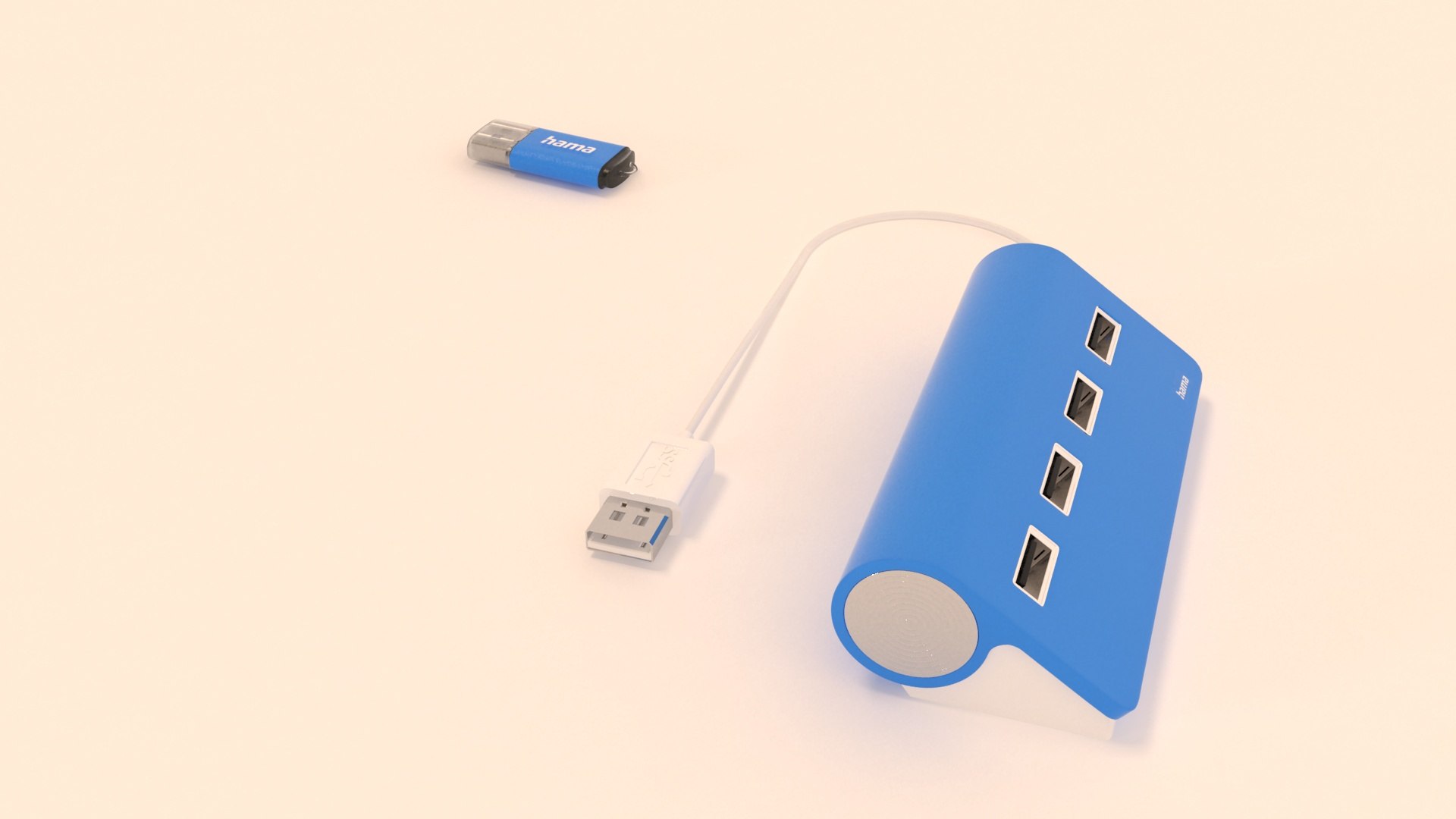 Multi USB Hama 3D Model - TurboSquid 2145332