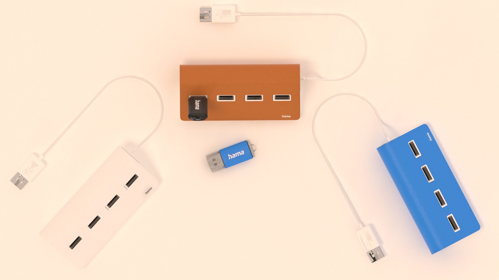 Multi USB Hama 3D Model - TurboSquid 2145332