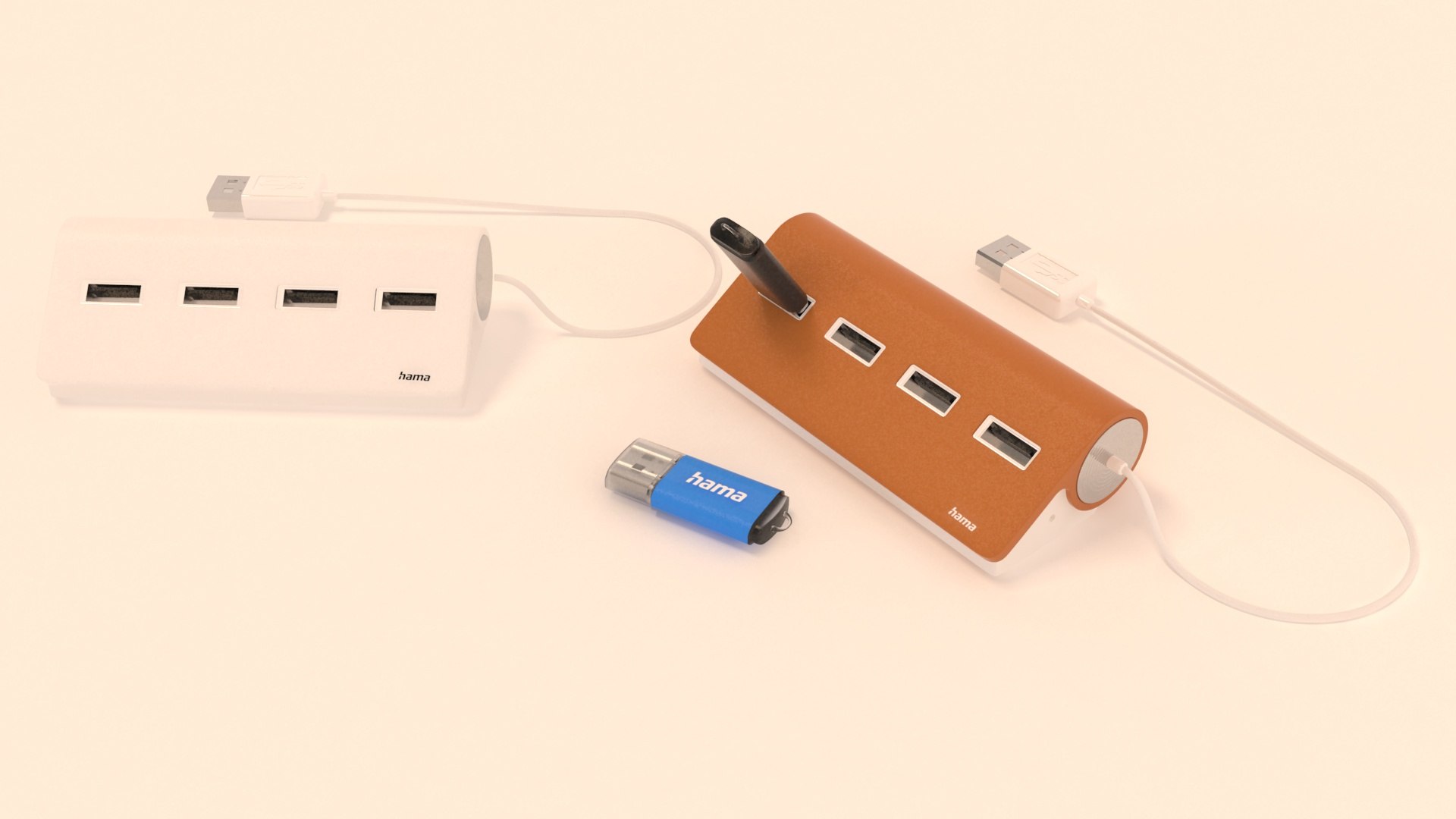 Multi USB Hama 3D Model - TurboSquid 2145332