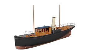 Steam Ship Model - TurboSquid 1157418
