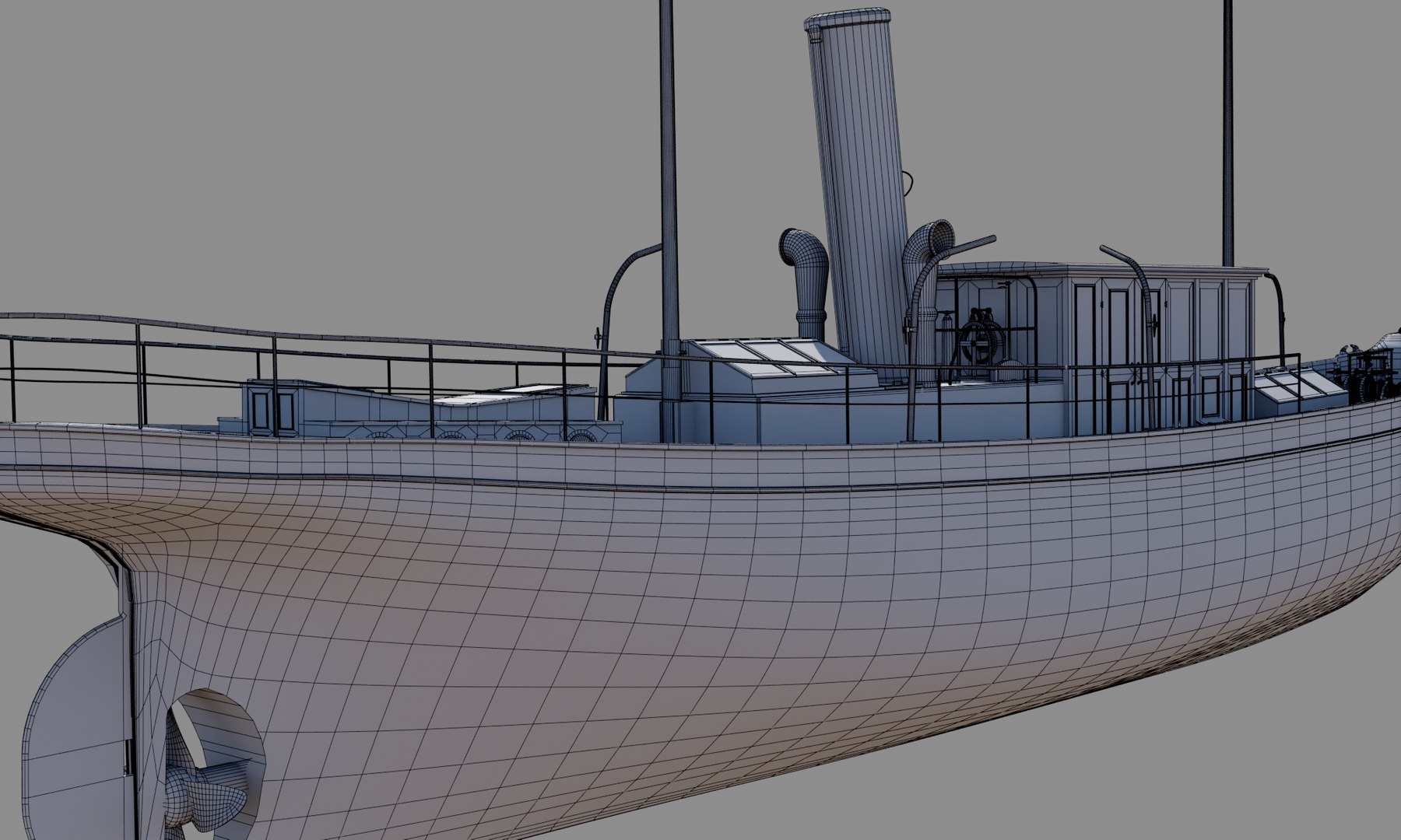 3D Steam Ship Model - TurboSquid 1974576