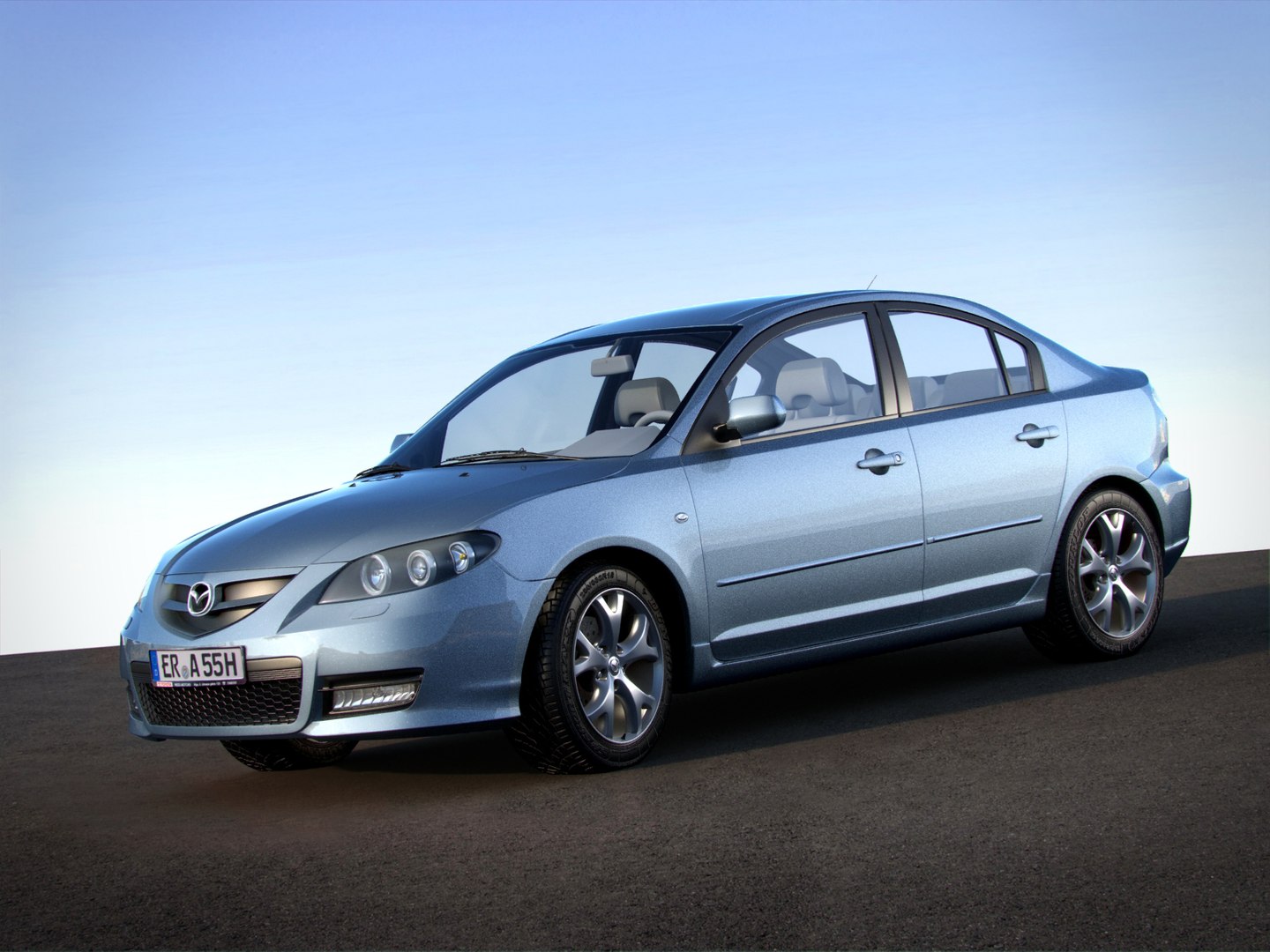 3d Model Of Mazda 3 Sedan