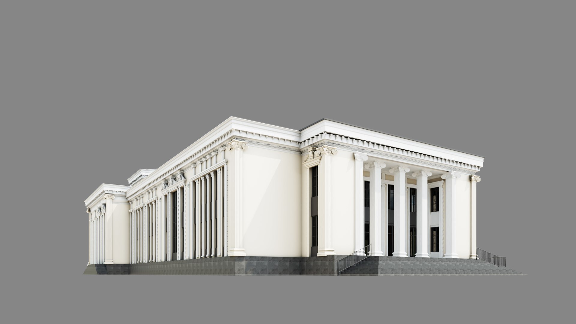 3D Theatre Building Model - TurboSquid 2029086