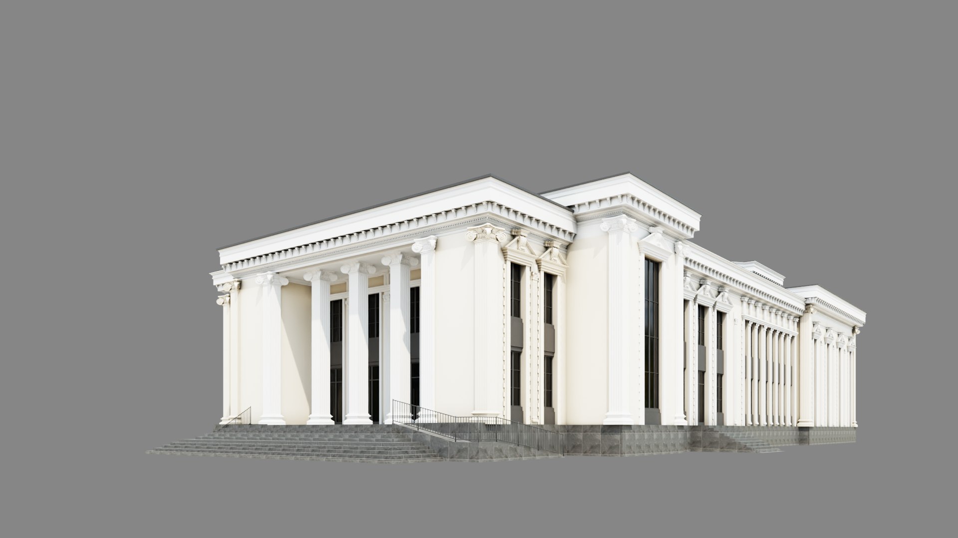 3D Theatre Building Model - TurboSquid 2029086