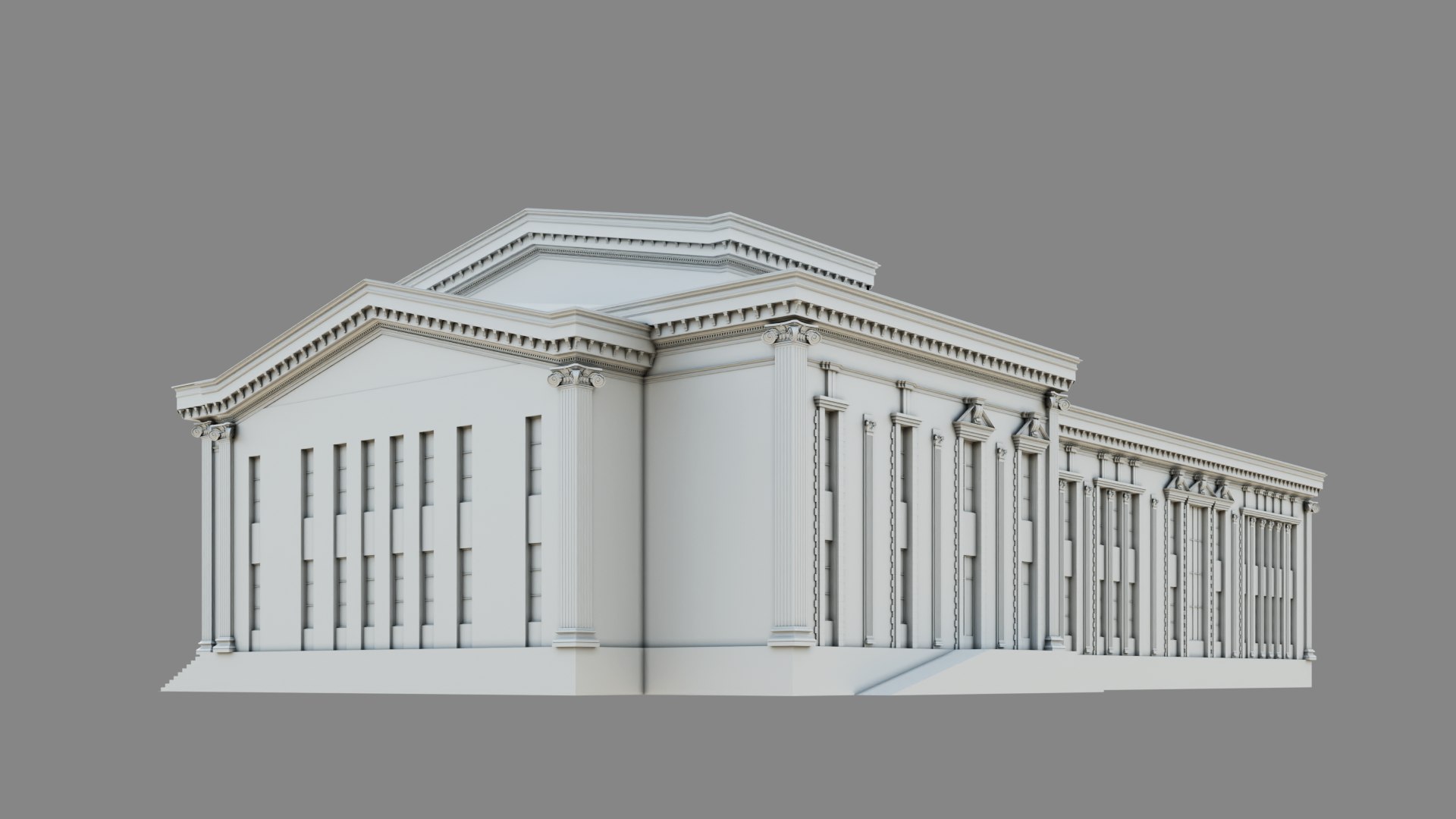 3D Theatre Building Model - TurboSquid 2029086