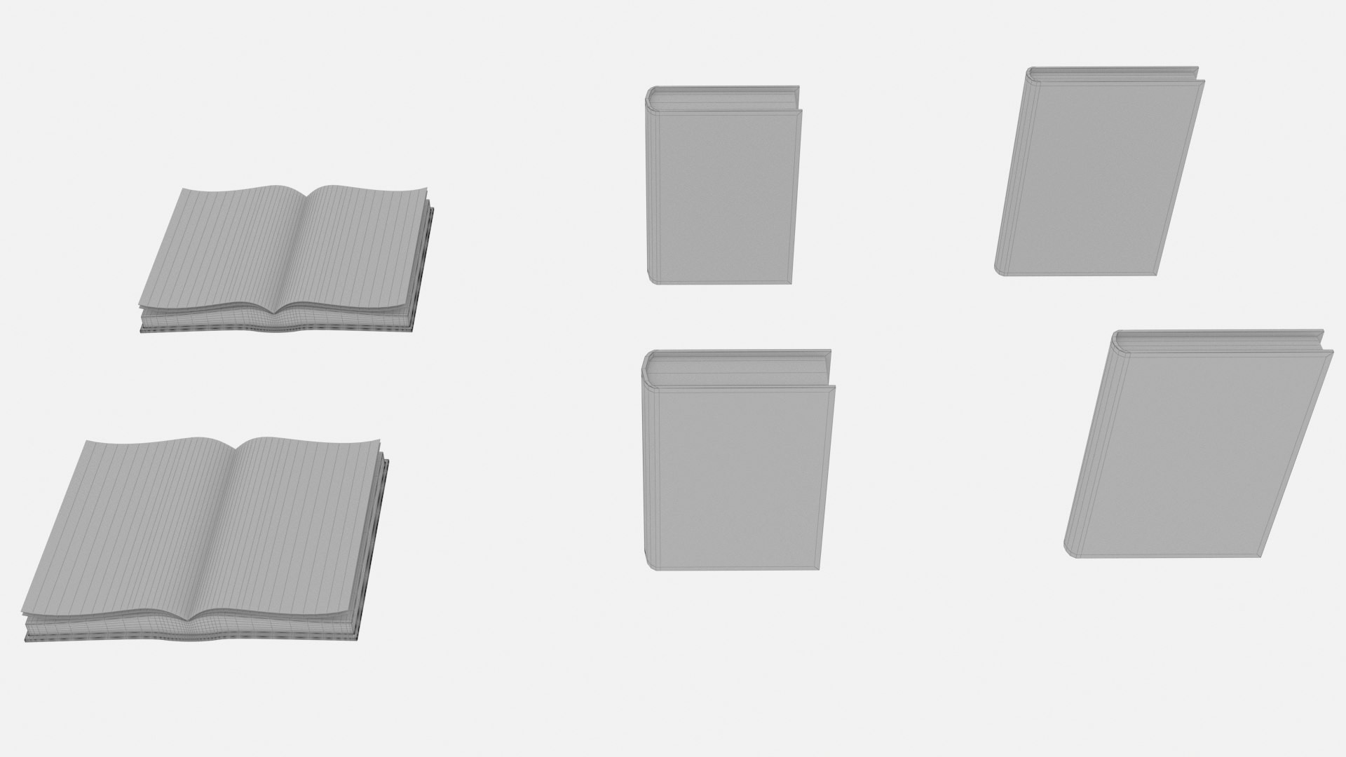 3D Old Ancient Books Model - TurboSquid 2051136