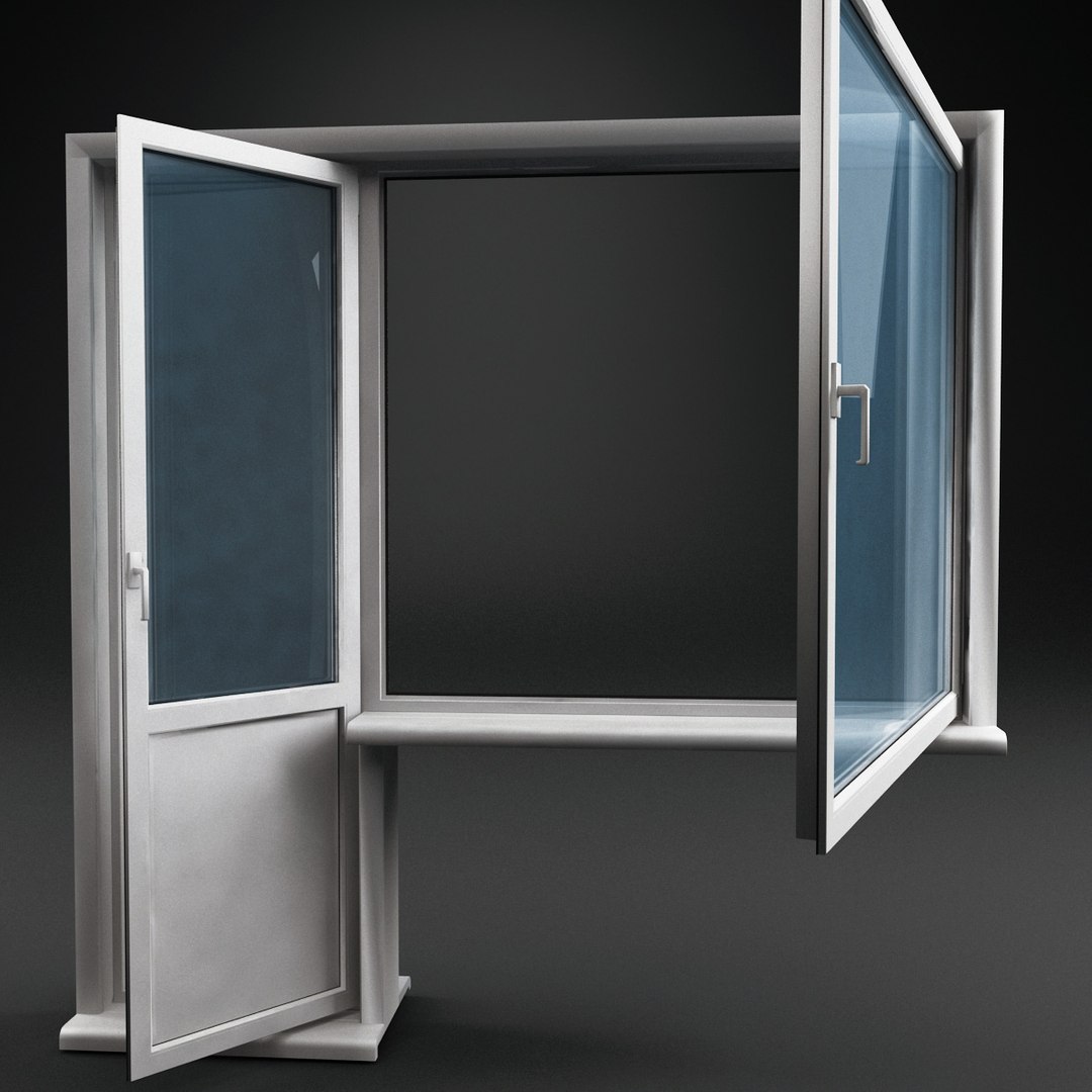 Plastic Window V2 3ds