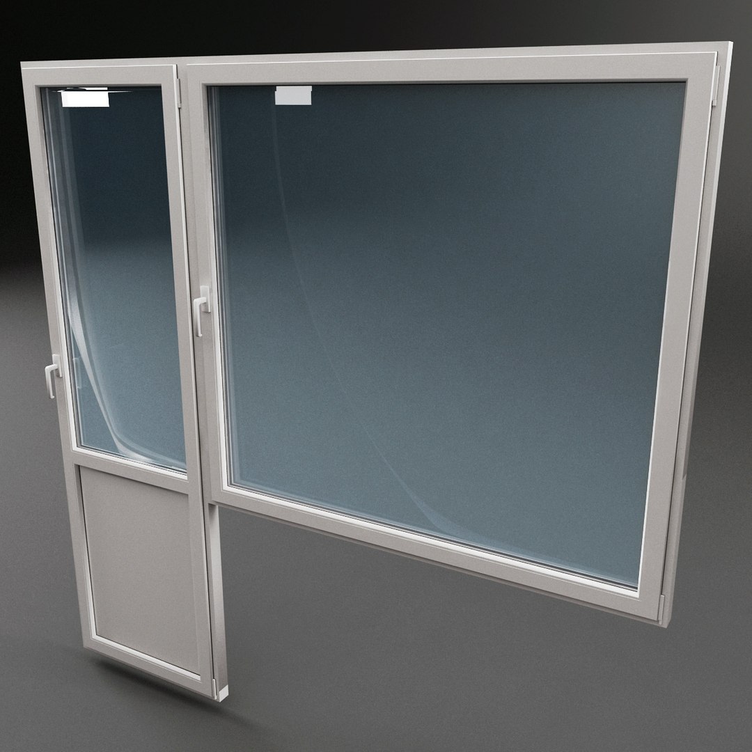 Plastic Window V2 3ds