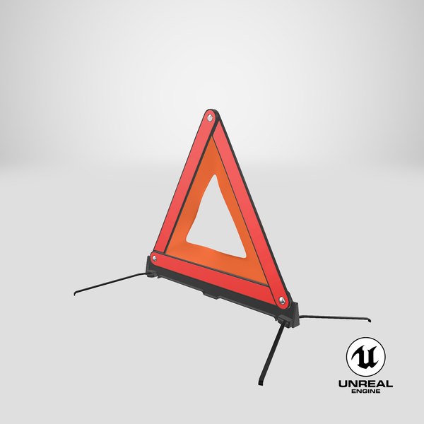 3D Safety Triangle 01 model - TurboSquid 1862846