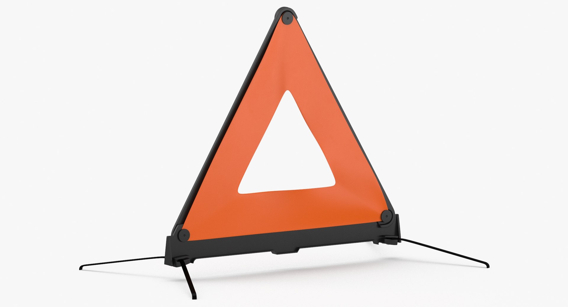 3D Safety Triangle 01 Model - TurboSquid 1862846