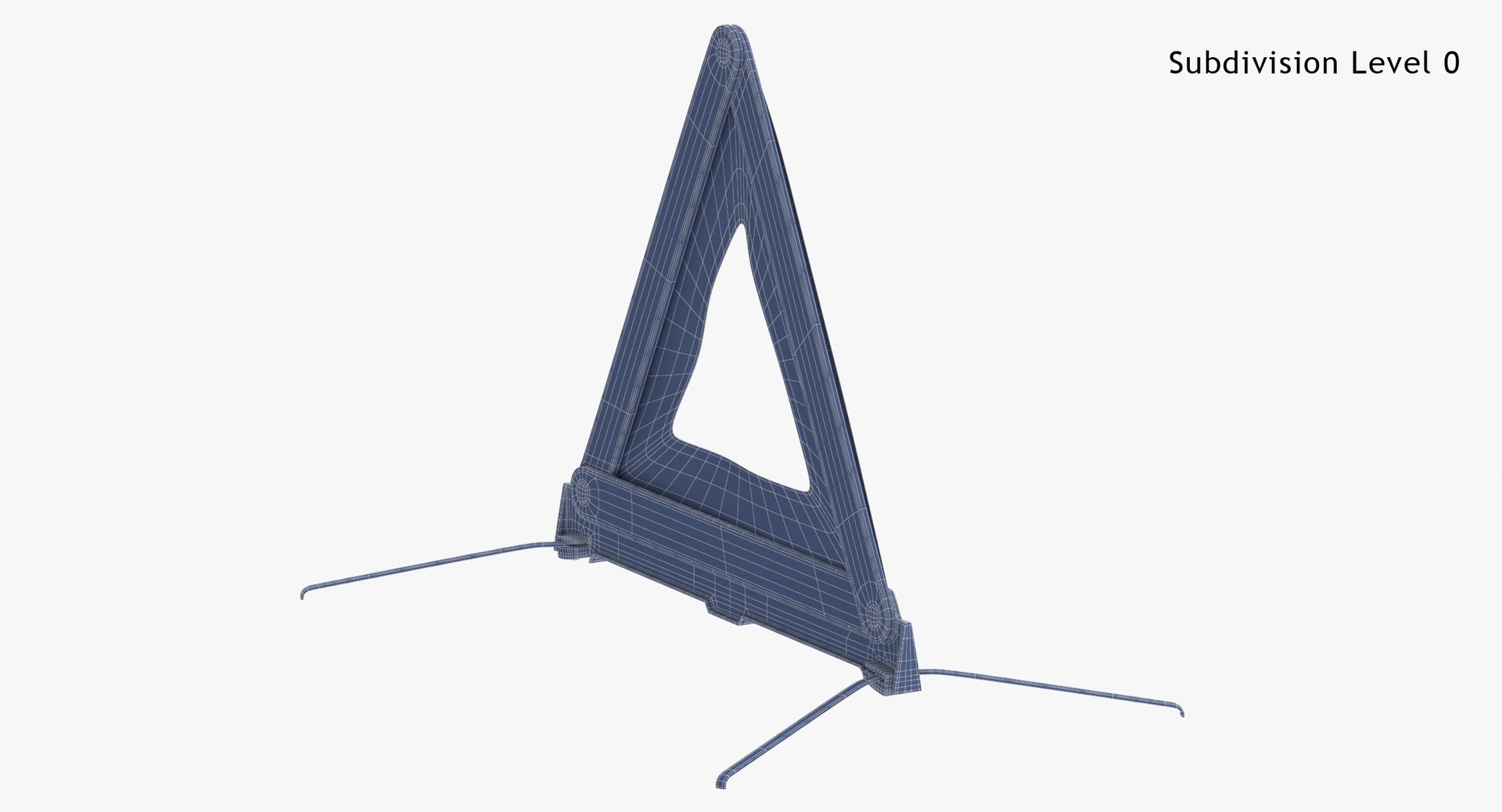 3D Safety Triangle 01 model - TurboSquid 1862846