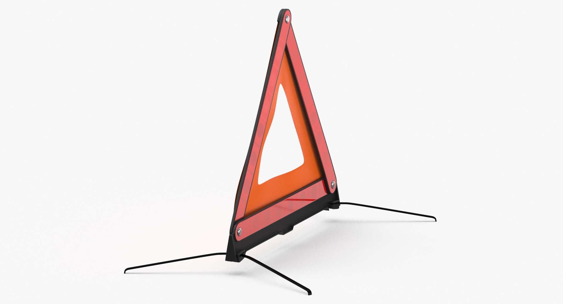 3D Safety Triangle 01 Model - TurboSquid 1862846