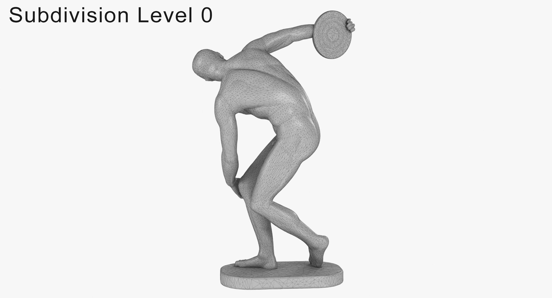 Discobolus Statue 3D model - TurboSquid 2122589