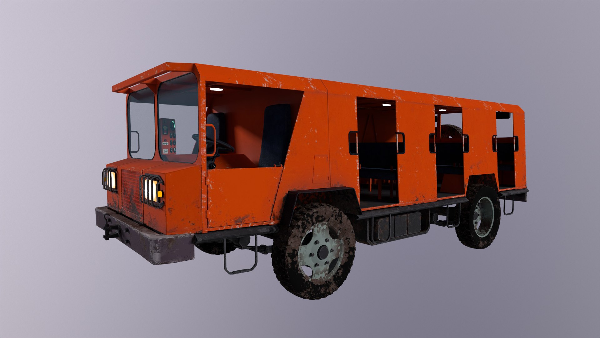 Service Car MOLE 3D Model - TurboSquid 1873128