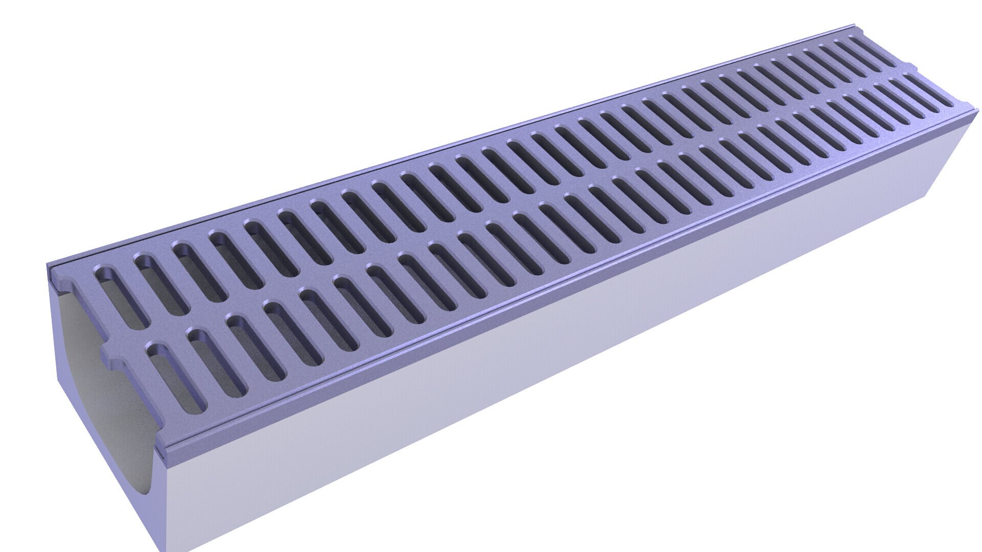 3D Trench Drain Channel Drain Grate 8 - TurboSquid 1979927