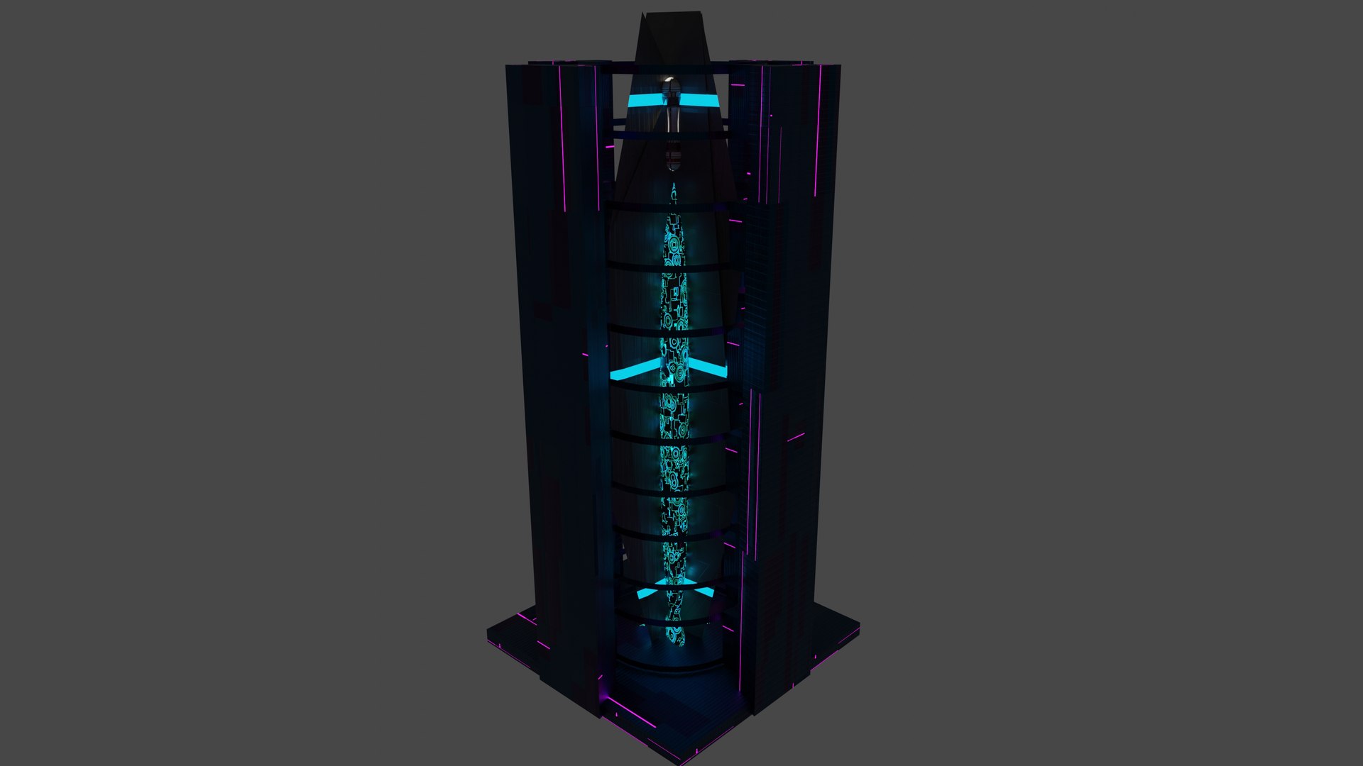 Rocket With Electromagnetic Launcher 3D Model - TurboSquid 1960807