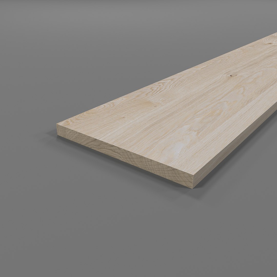 3D Wood Board Model - TurboSquid 1785884