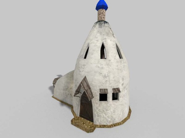 hut hovel games 3d model