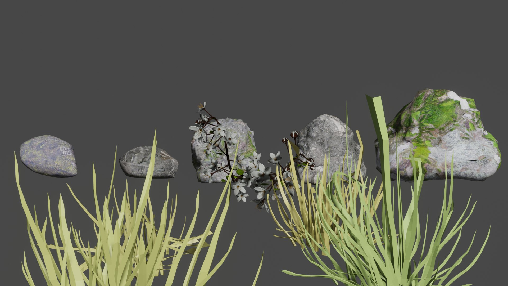 Free Nature Assets Pack 1 3D - TurboSquid 1843708