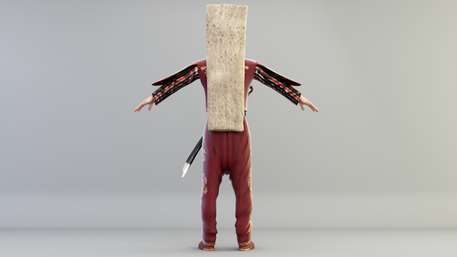 Ottoman Soldier 3D Model - TurboSquid 1463039
