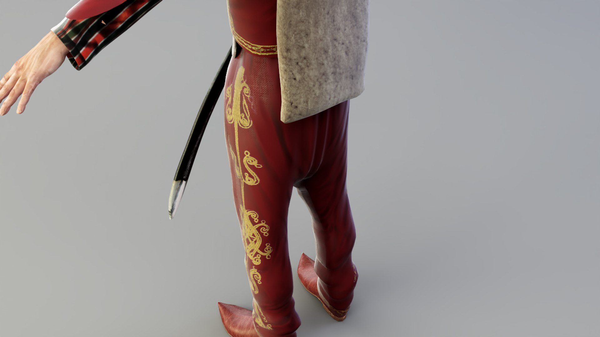Ottoman Soldier 3D Model - TurboSquid 1463039