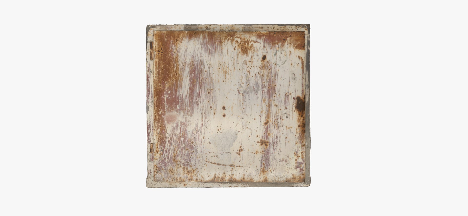 3D Old Metal Window Cover 01 RAW Scan Model - TurboSquid 1780928