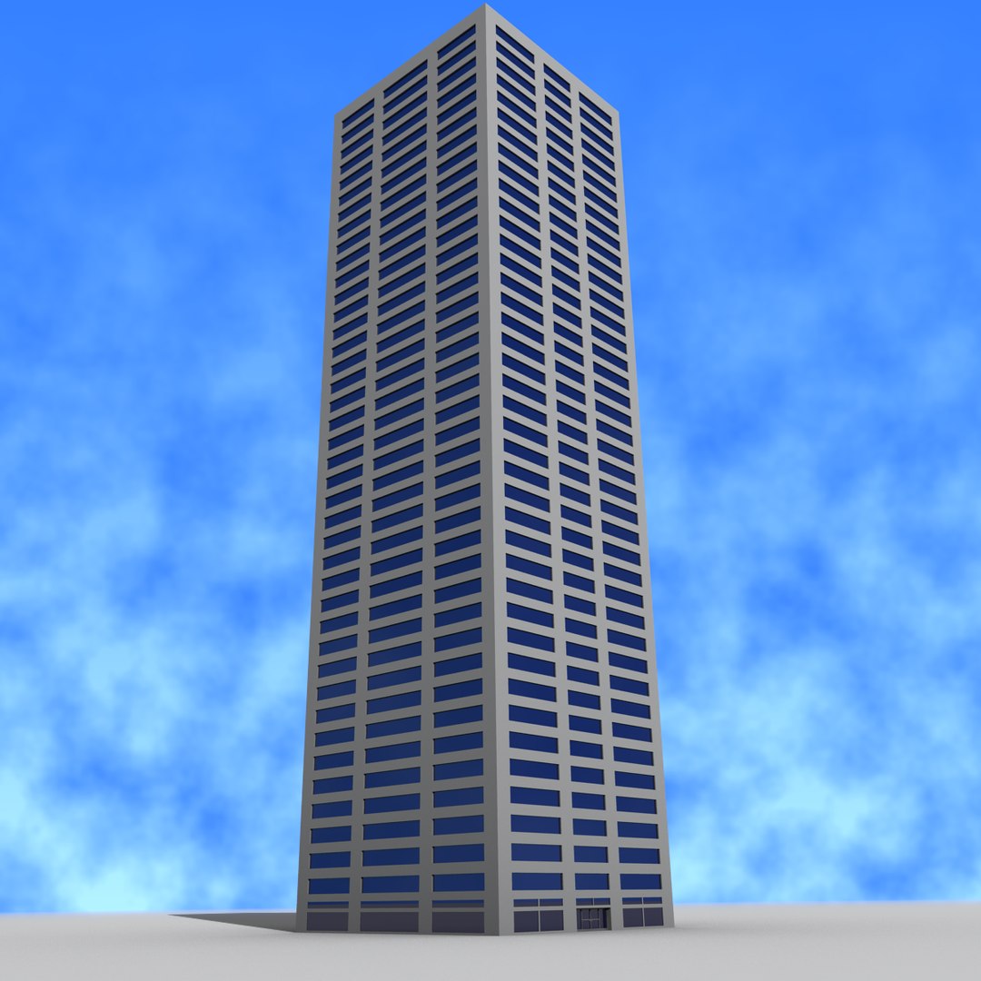 3d Tall Skyscraper