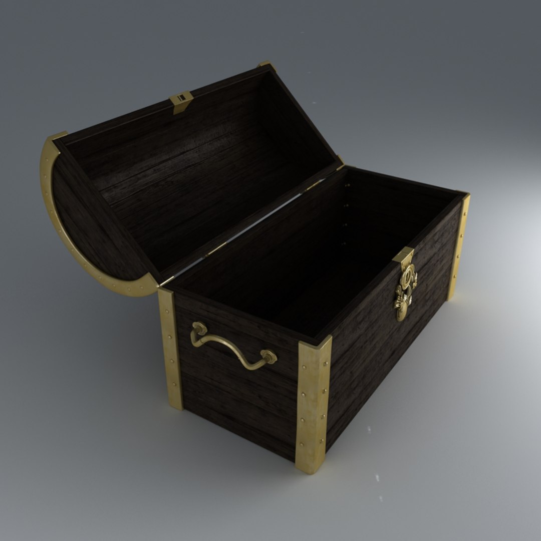 3ds max treasure chest
