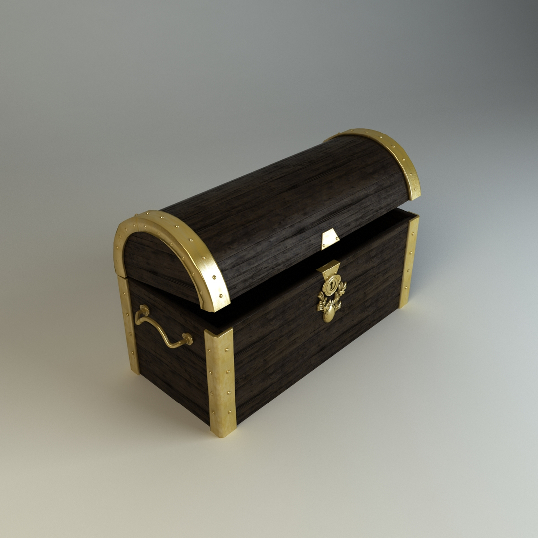 3ds max treasure chest