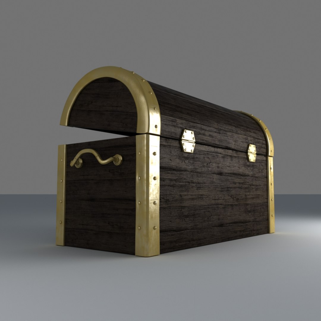 3ds max treasure chest