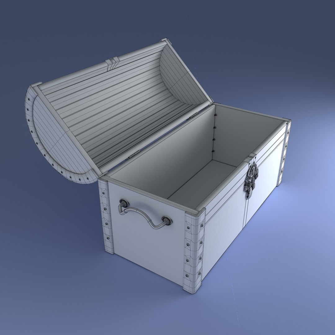 3ds max treasure chest