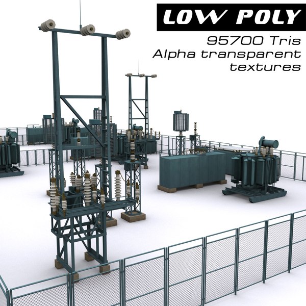 Substation 3D Models for Download | TurboSquid