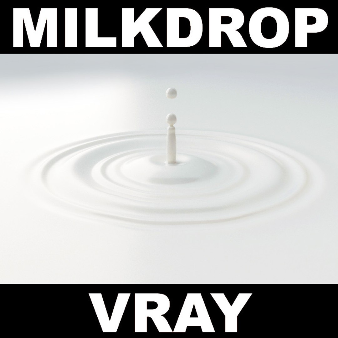Milk Drop 3d Model