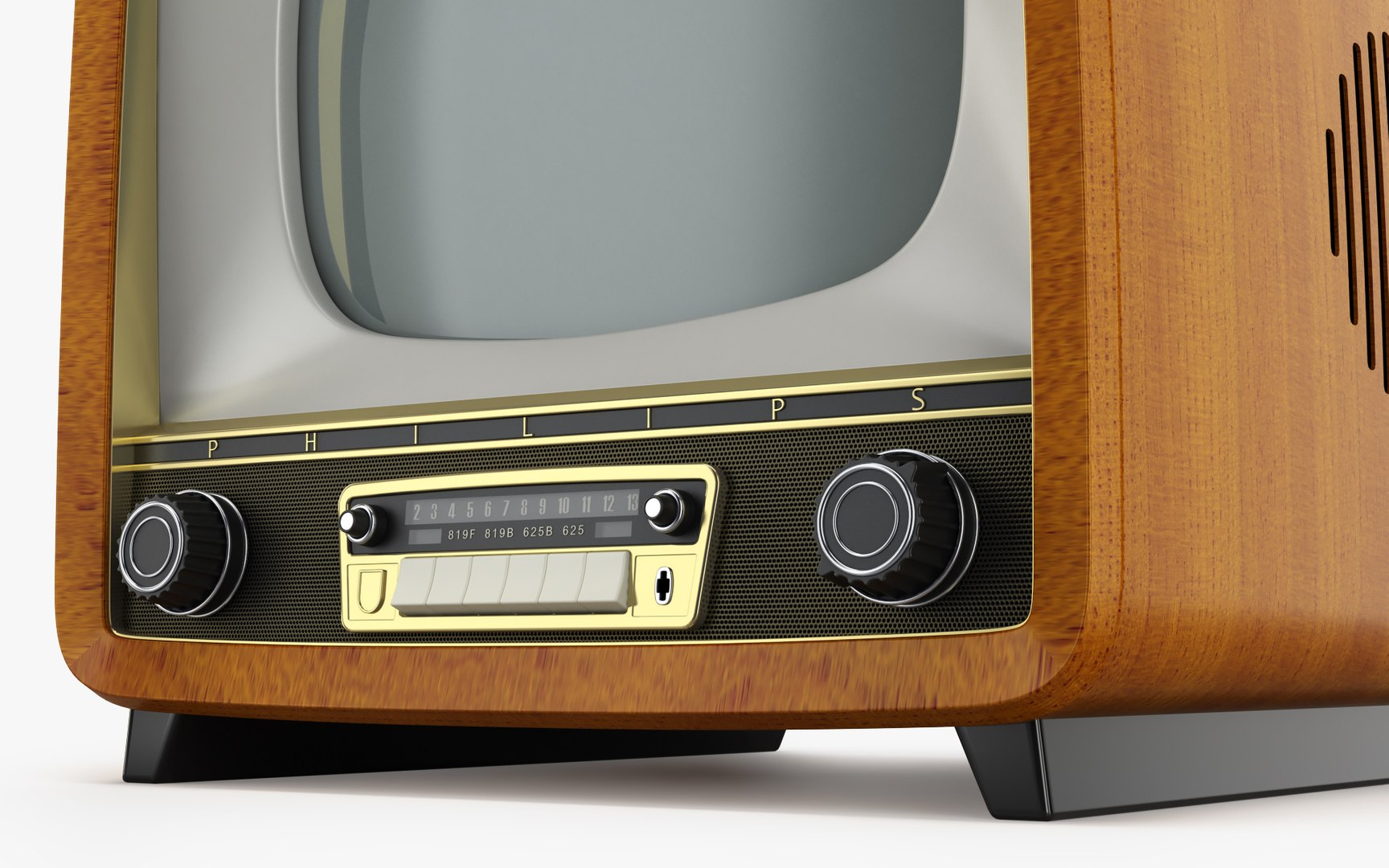 Retro TV Phillips 17tx 170 3D - TurboSquid 2051897