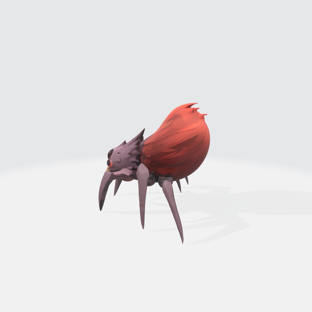 3D Fire Spider Model - TurboSquid 2362879