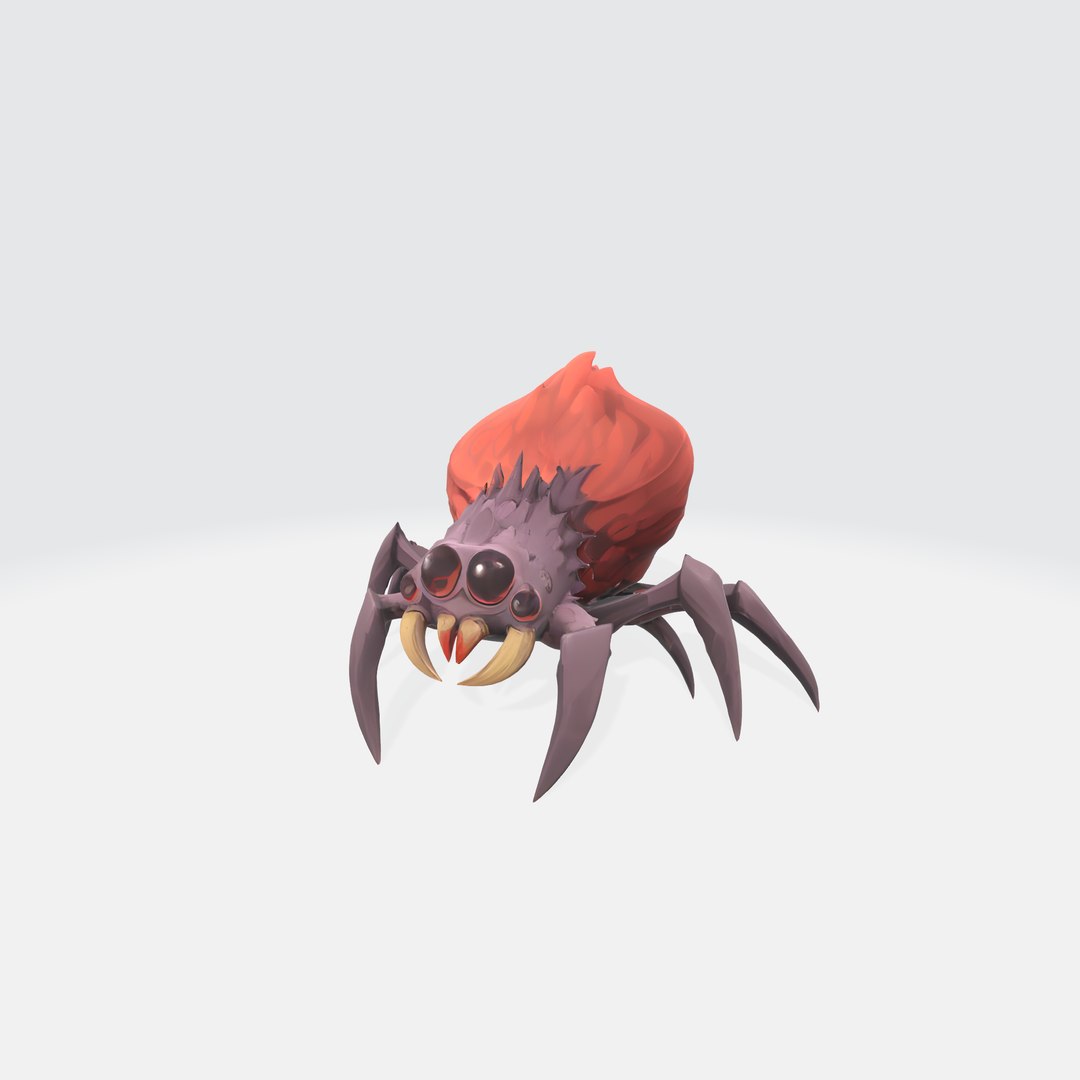 3D Fire Spider Model - TurboSquid 2362879