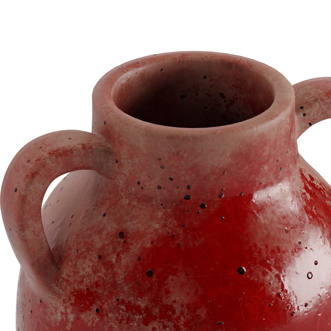 Handcrafted Corbel Glazed Vase 3D - TurboSquid 2203216