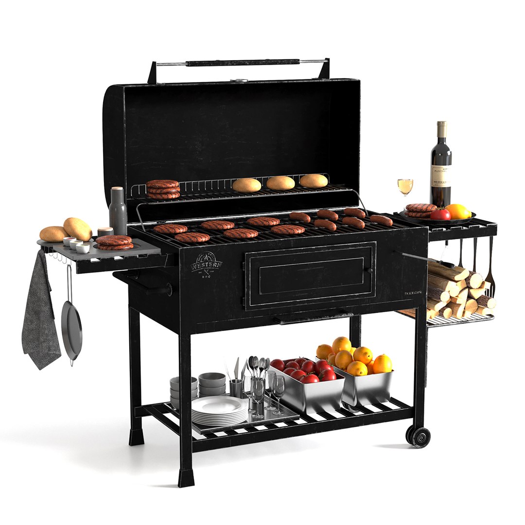 Barbecue 12 3D Model - TurboSquid 1952064