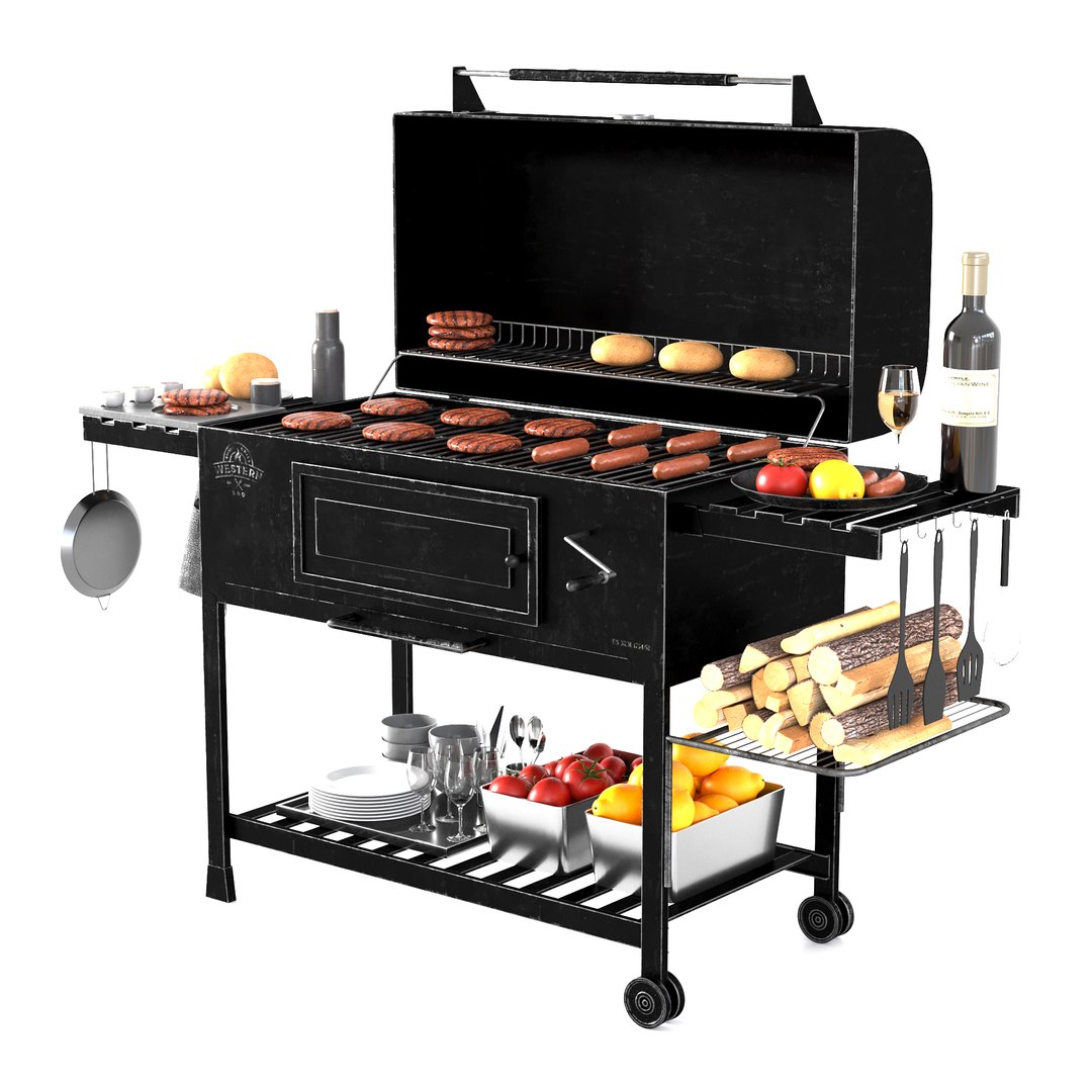 Barbecue 12 3D Model - TurboSquid 1952064