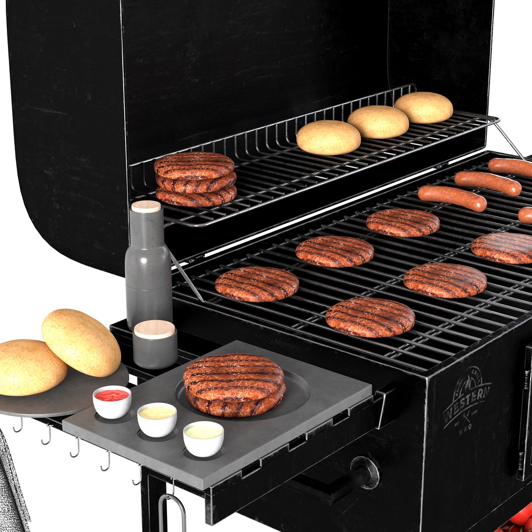 Barbecue 12 3D Model - TurboSquid 1952064