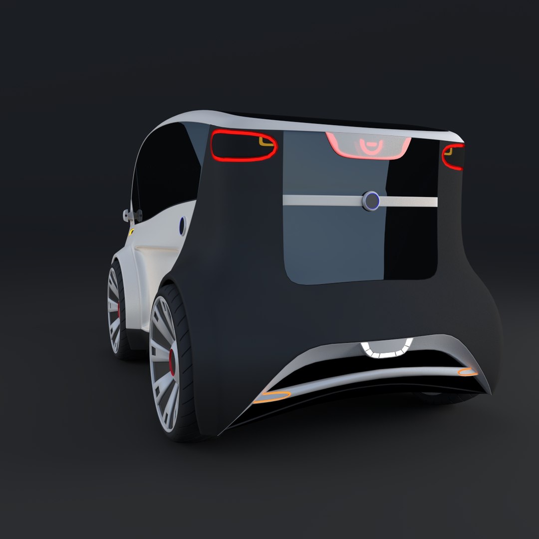 3d Model Electric Concept Car