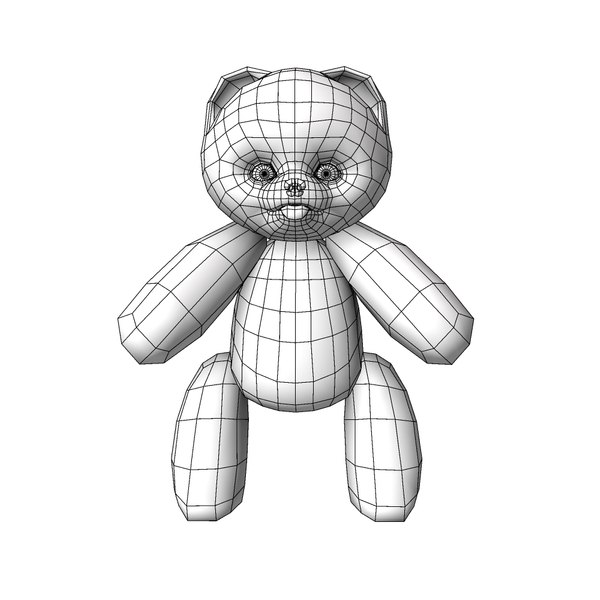 3d max teddy bear soft toy